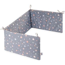 Julius Z&ouml;llner Bettnestchen &raquo;Comfort Soft, Shiny Stars&laquo; Made in Germany grau Obermaterial: 100% Baumwolle. F&uuml;llung: 100% Polyester Einheitsgr&ouml;&szlig;e
