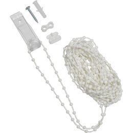 Gardinia Seitenzugrollo &raquo;Rollo-Kette&laquo; freih&auml;ngend f&uuml;r Seitenzugrollo wei&szlig; Kunststoff 500cm, 0,5cm
