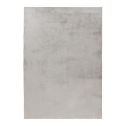 Kayoom Teppich &raquo;Surfacer 225&laquo; rechteckig 12 mm H&ouml;he weicher Kurzflor, Wohnzimmer grau Polyester B : 160cm 1 Stk., 12mm, L: 230cm