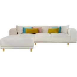 OTTO home Ecksofa &raquo;Maroon L-Form&laquo; in skandinavischem Design, mit losen Kissen beige Struktur (100% Polyester);Struktur grob ( 100% POLYPROPYLEN;