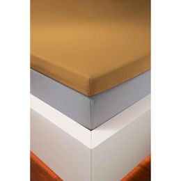 bellana Spannbettlaken &raquo;bellana deluxe f&uuml;r Topper, mit Elasthan, Premium Jersey 230 g/m&sup2;&laquo; mit 5% Elasthan, f&uuml;r Topper mit 4-10cm H&ouml;he, b&uuml;gelfrei, 