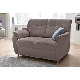 Sit & More sit&more 2-Sitzer &raquo;Sonoma&laquo; mit Federkern grau Struktur (100% Polyester);Luxus-Microfaser ALTARA NUBUCK (100% Polyester) B/H/T: 140cm x 91cm x 90cm, 