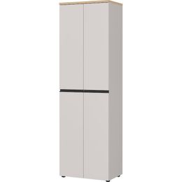 Germania Garderobenschrank &raquo;Cormano&laquo; Breite 59cm, Kleiderstange, verstellbare B&ouml;den, Made in Germany Holzwerkstoff Kaschmir/Lindberg-Eiche-Nb., B/H/T: