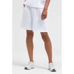 Damen Shorts, wei&szlig;, Gr. XL, SENSES.THE LABEL, unifarben, Interlock, Material: 70% Baumwolle, 30% Polyester, Hosen, mit Elastikbund