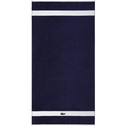 Lacoste Duschtuch &raquo;LCASUAL&laquo; mit Label-Applikationen und Bord&uuml;re Frottier, Obermaterial: 100% Baumwolle B/L: 70cmx140cm, 1 Stk., Frottier