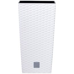 Prosperplast Pflanzk&uuml;bel &raquo;Rato square&laquo; BxTxH: 28,7x28,7x55 cm wei&szlig; Kunststoff B/H/T: 55cm x 28,7cm