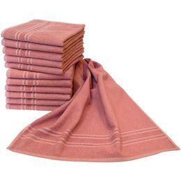 Dyckhoff Handt&uuml;cher &raquo;Saphir Friseurhandt&uuml;cher&laquo; Farbecht und besonders strapazierf&auml;hig, 47x85 cm rosa Frottier, Frottier B/L: 47cmx85cm, 12 Stk., Frottier