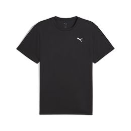 Puma Herren Trainingsshirt "Train All Day Essentials Poly Texture T-Shirt Herren", schwarz, Gr. XL, Obermaterial: 100% Polyester, Shirts