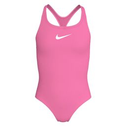 Nike Damen Badeanzug "RACERBACK ONE PIECE", pink, Gr. S, Jersey, Obermaterial: 80% Nylon, 20% Elasthan, Badeanz&uuml;ge, f&uuml;r M&auml;dchen, schnell trocknendes