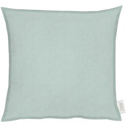 Apelt Dekokissen &raquo;ALASKA&laquo; Uni, Kissenh&uuml;lle ohne F&uuml;llung, 1 St&uuml;ck blau Baumwolle, Polyester B/L: 49cm x 49cm, 1 Stk.