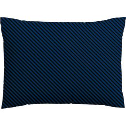 Schlafgut Kissenbezug &raquo;Premium Kissenbezug Woven Fade Satin (1 St)&laquo; Ton-in-Ton Rei&szlig;verschluss, Fadendichte von 300tc, Streifen, OEKO Tex wei&szlig; Mako-Satin, 