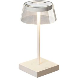 Konstsmide LED Tischleuchte &raquo;Scilla&laquo; LED-Modul 2 Stk. Warmwei&szlig; Scilla LED USB-Tischleuchte, Farbtemperatur, dimmbar wei&szlig; &Oslash; 11cm H: 27cm, 2 Stk.