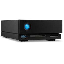 LaCie HDD-NAS-Festplatte &raquo;1big Dock&laquo; 8 TB Anschluss DisplayPort SD-/CF-Kartensteckpl&auml;tze Thunderbolt 3 USB schwarz Funktioniert mit iPad &ndash; Schlie&szlig;en 
