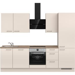 Nobilia K&uuml;chenzeile &raquo;"Laser II", NEU: individuell anpassbar mit gratis Profi-Beratung&laquo; vormontiert, 270 cm breit, optional mit verschiedenen E‐Ger&auml;te-