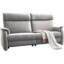 Home Affaire 2-Sitzer &raquo;Turin&laquo; mit motorischer Relaxfunktion, auch in Leder grau Korpus/Basismaterial: 79% Polyester, 16% Baumwolle, 5% Polyacryl. 