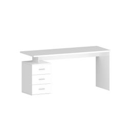 Home Affaire Schreibtisch &raquo;NEW SELINA&laquo; hochwertiges ital. Design wei&szlig; B/H/T: 160cm x 75cm x 60cm, ohne Monitoraufsatz