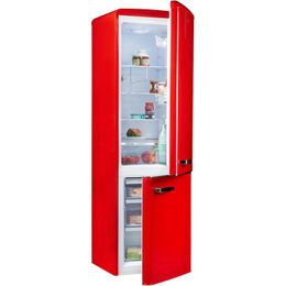 Amica K&uuml;hl-/Gefrierkombination &raquo;KGCR 387 100R&laquo; 181 cm hoch 55 cm breit rot