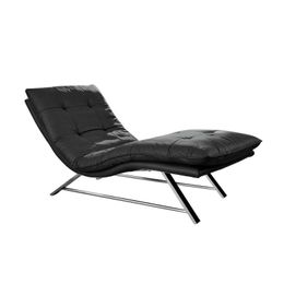W.Schillig Relaxliege &raquo;daily dreams&laquo; in Waffelkissen-Optik, wahlweise mit Motor, Kufengestell, in 2 Breiten grau Longlife Xtra-Leder Z59: Glattleder 
