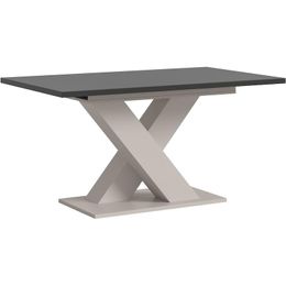 Home Affaire Esstisch &raquo;Motus, ausziehbar 150 -190 cm, inklusive 40 cm Einlegeplatte&laquo; Set, 1 Stk. tlg. X-Gestell mit Bodenplatte, Tisch, K&uuml;chentisch, 