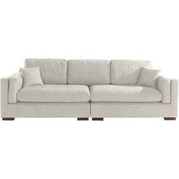 Home Affaire Big-Sofa &raquo;Fresh Pond&laquo; in vielen Bezugsqualit&auml;ten und Farben, B/T/H: 290/96/95 cm beige 100% Polyester B/H/T: 290cm x 95cm x 96cm, 