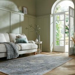 FLAIR RUGS Teppich &raquo;Windsor&laquo; rechteckig 4 mm H&ouml;he Waschbarer Teppich gr&uuml;n Kunstfaser B : 120cm 1 Stk., 4mm, L: 170cm