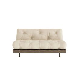 Karup Design Daybett &raquo;Roots Sofa Bed, Schlafsofa,, Bettfunktion, FSC -Massivholz,&laquo; Inkl. Futonmatratze, Made in Europe, langlebig, B: 140 oder 160 cm beige Bezug: 