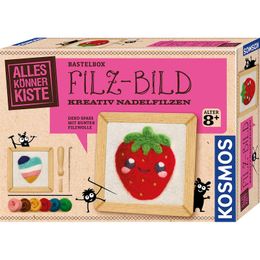 Kosmos Kreativset &raquo;AllesK&ouml;nnerKiste - Filz-Bild&laquo; Made in Germany bunt Filz, Holz, Kunststoff Einheitsgr&ouml;&szlig;e