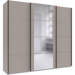 wimex Schwebet&uuml;renschrank &raquo;Bern Schiebet&uuml;renschrank&laquo; Schrank mit zus&auml;tzlicher Innenausstattung, Garderobe schwarz Holzwerkstoff B/H/T: 180cm x 210cm x 64cm,