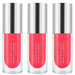 Catrice Damen Lipgloss &raquo;ETERNAL RED Cherry Bomb Lip Oil&laquo; Satte Farbe, gl&auml;nzendes Finish, geschmeidig mit Plumping-Effekt. rot Einheitsgr&ouml;&szlig;e