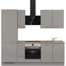 Nobilia K&uuml;chenzeile &raquo;"Laser II", NEU: individuell anpassbar mit gratis Profi-Beratung&laquo; vormontiert, 240 cm breit, optional mit verschiedenen E‐Ger&auml;te-