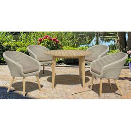 Garden Pleasure Garten-Essgruppe &raquo;ARVADA&laquo; braun Einheitsgr&ouml;&szlig;e
