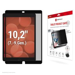 Displex Displayschutzfolie &raquo;Tablet Privacy Safe&laquo; f&uuml;r Apple iPad 10,2 (7/8/9 Gen) Blickschutzfolie, Schutzfolie, Bildschirmschutz, kratz- & sto&szlig;fest schwarz 