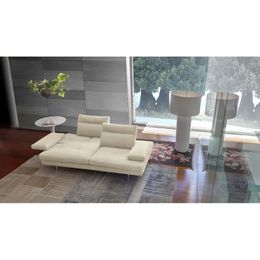 Calia italia 3,5-Sitzer &raquo;Toby Wing, 228 cm breit, Designsofa mit erstklassigem Sitzkomfort&laquo; inklusive Sitztiefenverstellung, F&uuml;&szlig;e in Chrom gl&auml;nzend 