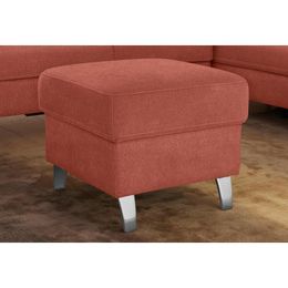 Sit & More sit&more Hocker &raquo;Arngast&laquo; orange Luxus-Microfaser ALTARA NUBUCK (100% Polyester);Struktur (100% Polyester);Flachgewebe (90% Polyester; 10% Polyamid) B