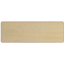 PRIMAflor-Ideen in Textil L&auml;ufer &raquo;MACAO, Made in Netherlands&laquo; rechteckig 5 mm H&ouml;he Teppich-L&auml;ufer, Uni Farben, ideal im Flur & Schlafzimmer beige 