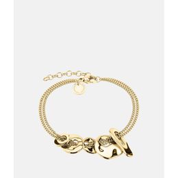 Liebeskind Berlin Damen Edelstahlarmband &raquo;Schmuck Geschenk Armkette Organics&laquo; 21cm, Edelstahl