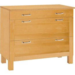 Home Affaire Unterschrank &raquo;Alby&laquo; Breite 100 cm, 3 Schubladen beige B/H/T: 100cm x 85cm x 50cm