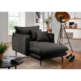 Home Affaire Relaxsessel &raquo;Lazio modern und bequem, schmale Armlehnen, tolle Detailverarbeitung&laquo; Velours, B/H/T: 111cm x 101cm x 167cm