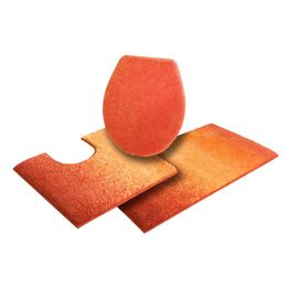 Grund Badematte &raquo;Mistral&laquo; H&ouml;he 20 mm rutschhemmend beschichtet fu&szlig;bodenheizungsgeeignet meliertes Design, Ombr&eacute;-Look, auch als 3 teiliges Set, Made in 