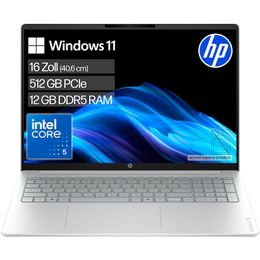 HP Notebook &raquo;OmniBook 3 16-bu0063ngx&laquo; 40,6 cm / 16 &prime;&prime; Intel Core 5 Intel Graphics 512 GB SSD silber Intel Graphics