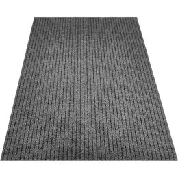 ANDIAMO L&auml;ufer &raquo;Marlo, Made in Belgium&laquo; rechteckig 7 mm H&ouml;he Schmutzfangl&auml;ufer, gestreift, robust, In- und Outdoor geeignet grau Obermaterial: 100% 