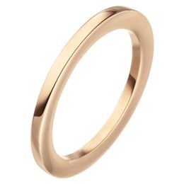 Jobo Damen Goldring "Ring Vorsteckring schmal 1,9 mm", 52, Ros&eacute;gold 585, gold, Ros&eacute;gold 585, Fingerringe, 585 Ros&eacute;gold