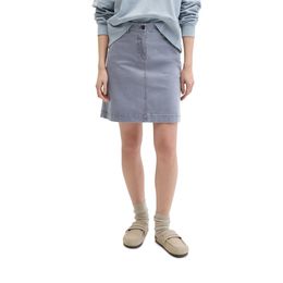 Marc O'Polo MARC O'POLO Damen Webrock "aus Brushed Cotton Twill", grau, Gr. 34, unifarben, Obermaterial: 56% Baumwolle, 41% Lyocell, 3% Elasthan, R&ouml;cke
