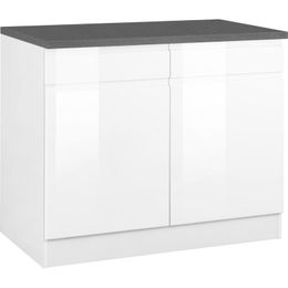 KOCHSTATION Unterschrank &raquo;KS-Virginia,neu in verbesserter Ausf&uuml;hrung&laquo; Stauraum, Softclose, mit CPL-Arbeitsplatte, Breite 100 cm, 2 T&uuml;ren, Soft-Close-
