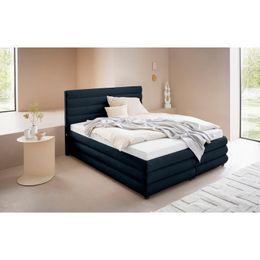LeGer Home by Lena Gercke Polsterbett &raquo;Maylis&laquo; wahlweise mit und ohne Matratze und Lattenrost, auch in 200cm Breite blau 100% Polyester Liegefl&auml;che 