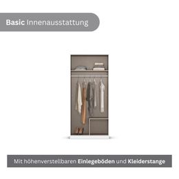 Rauch Kleiderschrank &raquo;Dreht&uuml;renschrank Schrank Garderobe Ankleide Schlafzimmer LAGOA&laquo; 3 verschiedene Ausstattungen BASIC/CLASSIC/PREMIUM (inkl. SOFT-