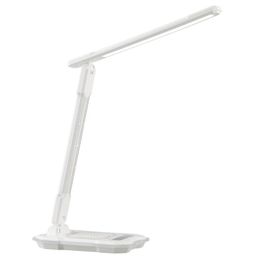Brilliant LED Schreibtischlampe &raquo;Cyberglow&laquo; LED-Modul 1 Stk. warmwei&szlig; - kaltwei&szlig; 720 lm, 3000-5000K, RGB, Wireless Charging, 31x18 cm wei&szlig; 1, H: 31cm, 1 Stk.