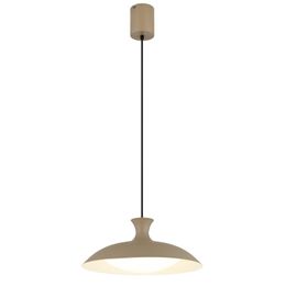 Globo LIGHTING H&auml;ngeleuchte &raquo;ROCHA&laquo; LED-Modul 1 Stk. warmwei&szlig; - kaltwei&szlig; H&auml;ngelampe Esszimmer-Leuchte Esstischleuchte Wohnzimmer beige &Oslash; 40cm H: 150cm