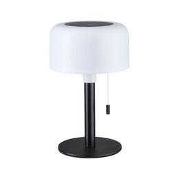 Paulmann LED Au&szlig;en-Tischleuchte &raquo;Mobile Solar Bartja IP44 2700K USB-C Akku&laquo; 1 Stk. Warmwei&szlig; schwarz 1, H: 24cm, 1 Stk.