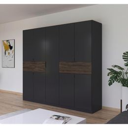 Rauch Dreht&uuml;renschrank &raquo;Kleiderschrank Schrank Garderobe W&auml;scheschrank TICAO&laquo; Schubladen in der H&ouml;he variabel positionierbar, mit 2 ger&auml;umigen 